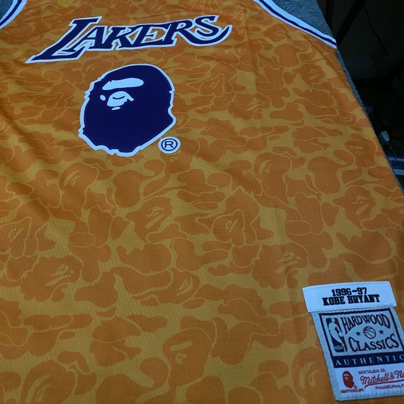 Mitchell & Ness | Shirts | Bape Lakers Kobe Bryant Jersey | Poshmark